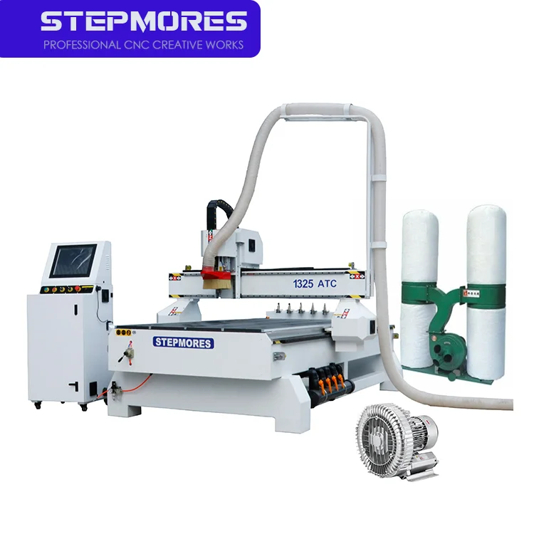 ATC Cnc Controller 4axis Professional 1300*2500mm Cnc Router Machine ...