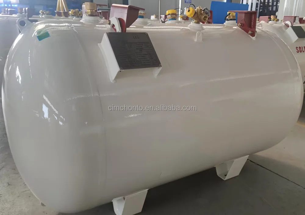 125 Gallon 250KG Propane LPG Gas Tank for Home Cooking - Ideal for ...