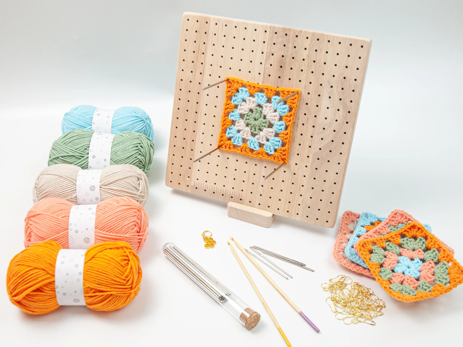 Wooden Blocking Board Kits for Knitting Crochet and Granny Squares ...