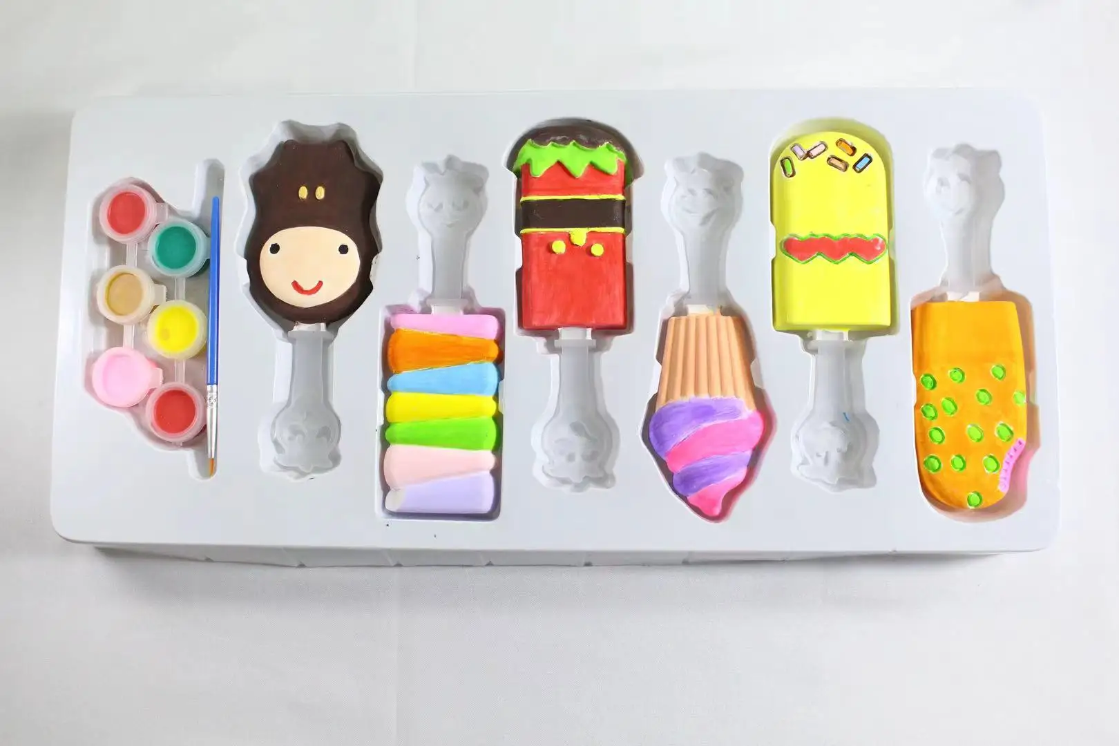 Children's Novelty Little Train Crayon Set Crayon Shape Modeling ...