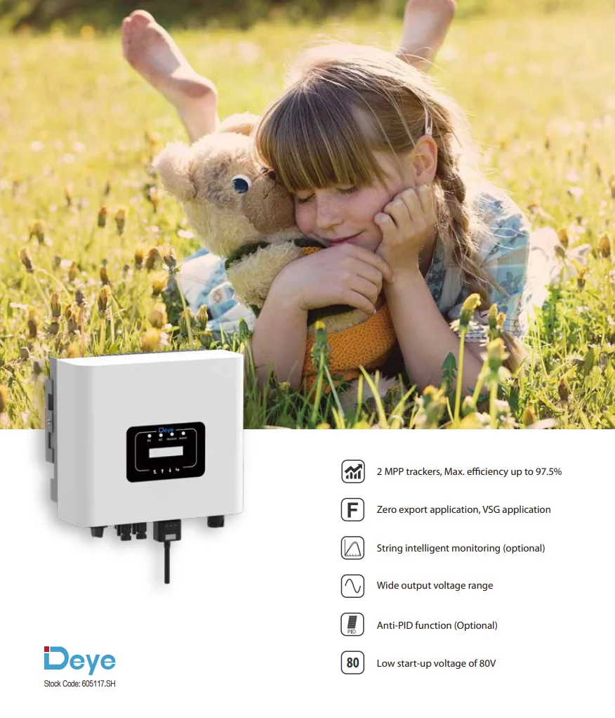 Deye On Grid Inverter China Best Sun 3.6kw 4kw 4.6kw 5kw 6kw G04-eu ...