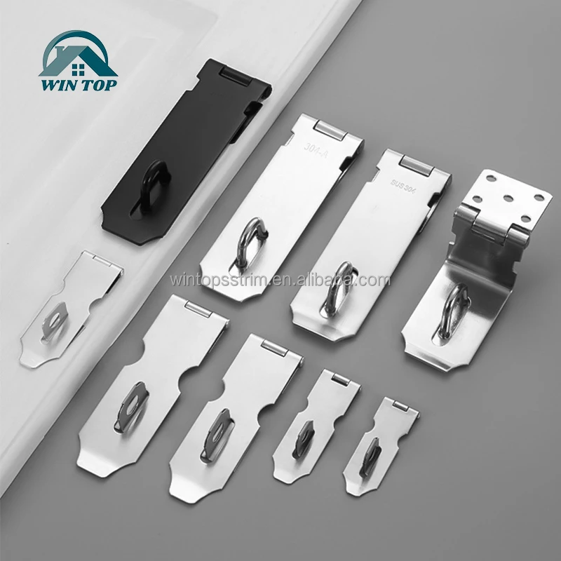 Win Top SUS Hasp Lock Catch Latch Stainless Steel Safety Padlock Latch ...