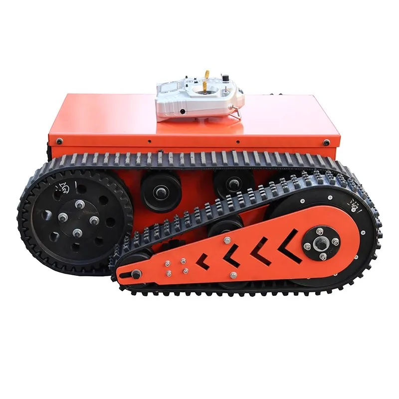 Swing arm type rubber track chassis small electric remote control ...