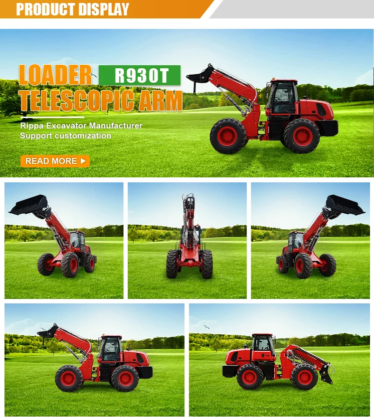 Telescopic Boom Loader 7ton Large Wheel Loader Best Price Telescopic Arm Loader for Sale ...