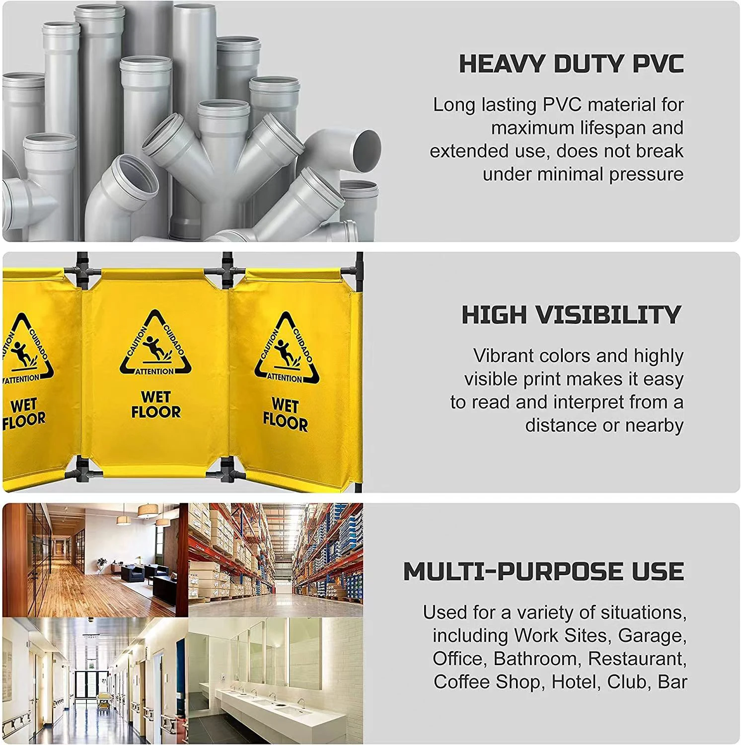 Elevator Maintenance Barrier Plastic Folding Safety Barricades Road ...