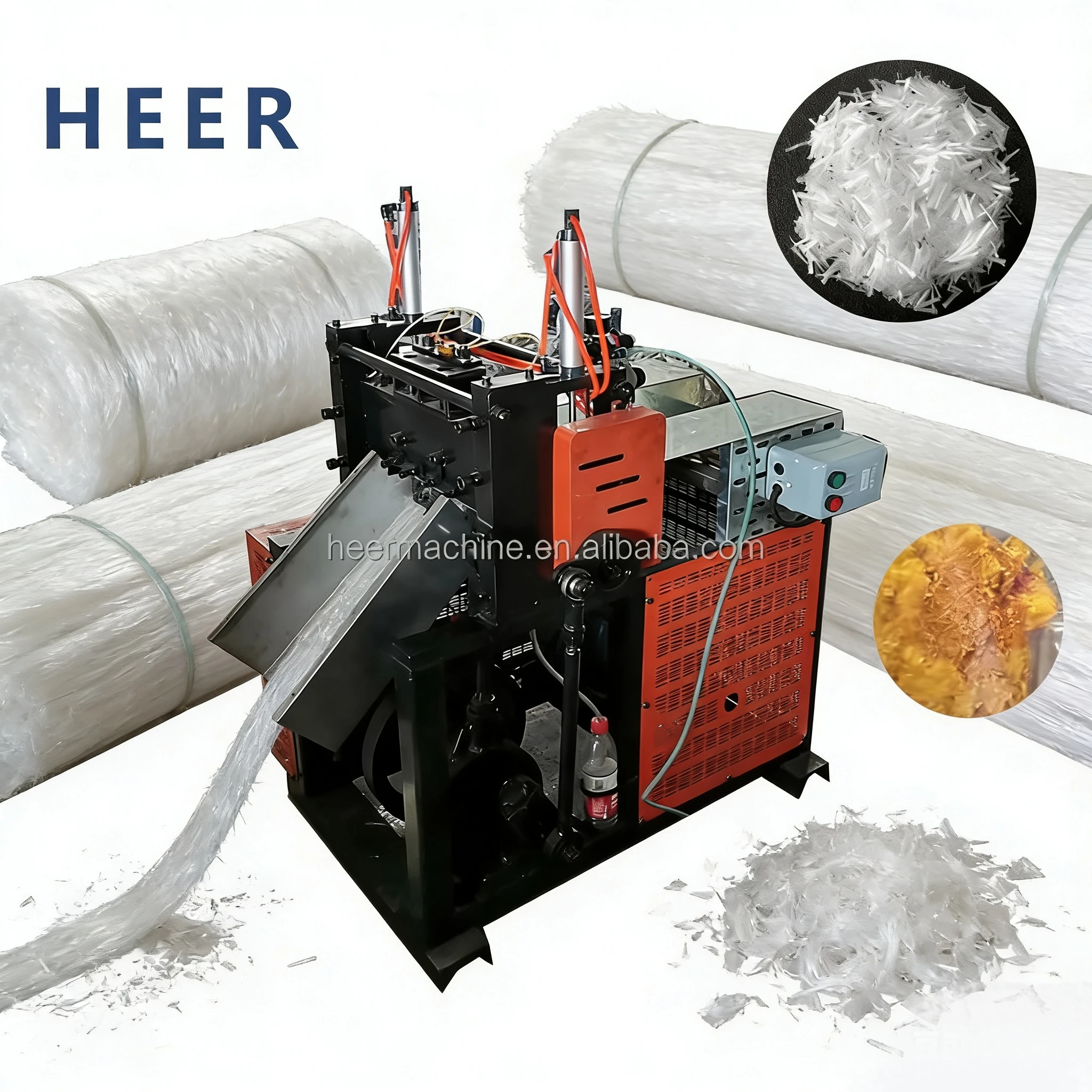 Fiberglass Cutting Machine High Speed Carbon Fiber Tow Chopper Chop ...