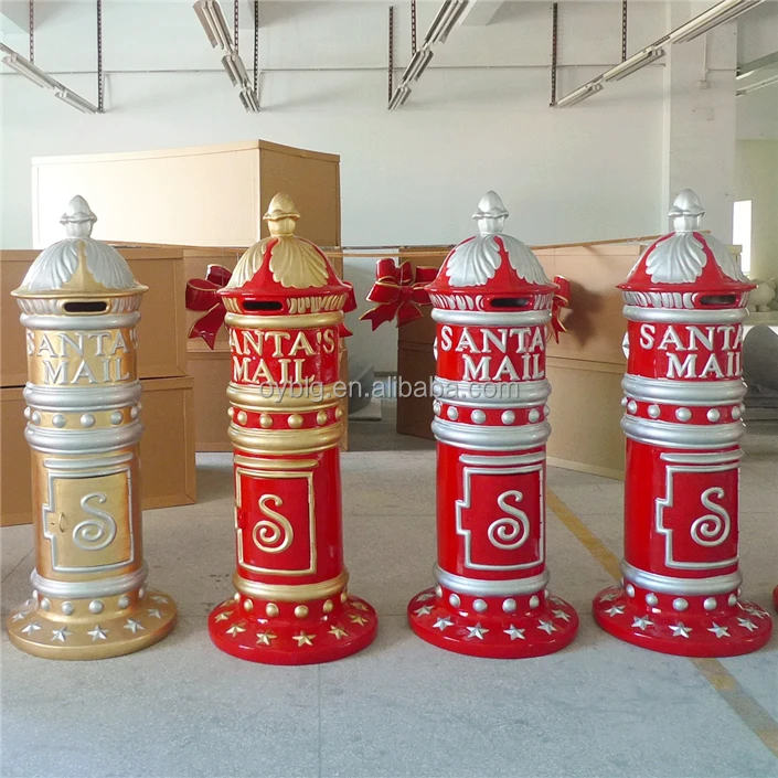 Fiberglass Post Box Mailbox Pillar Box For Christmas Decoration - Buy ...