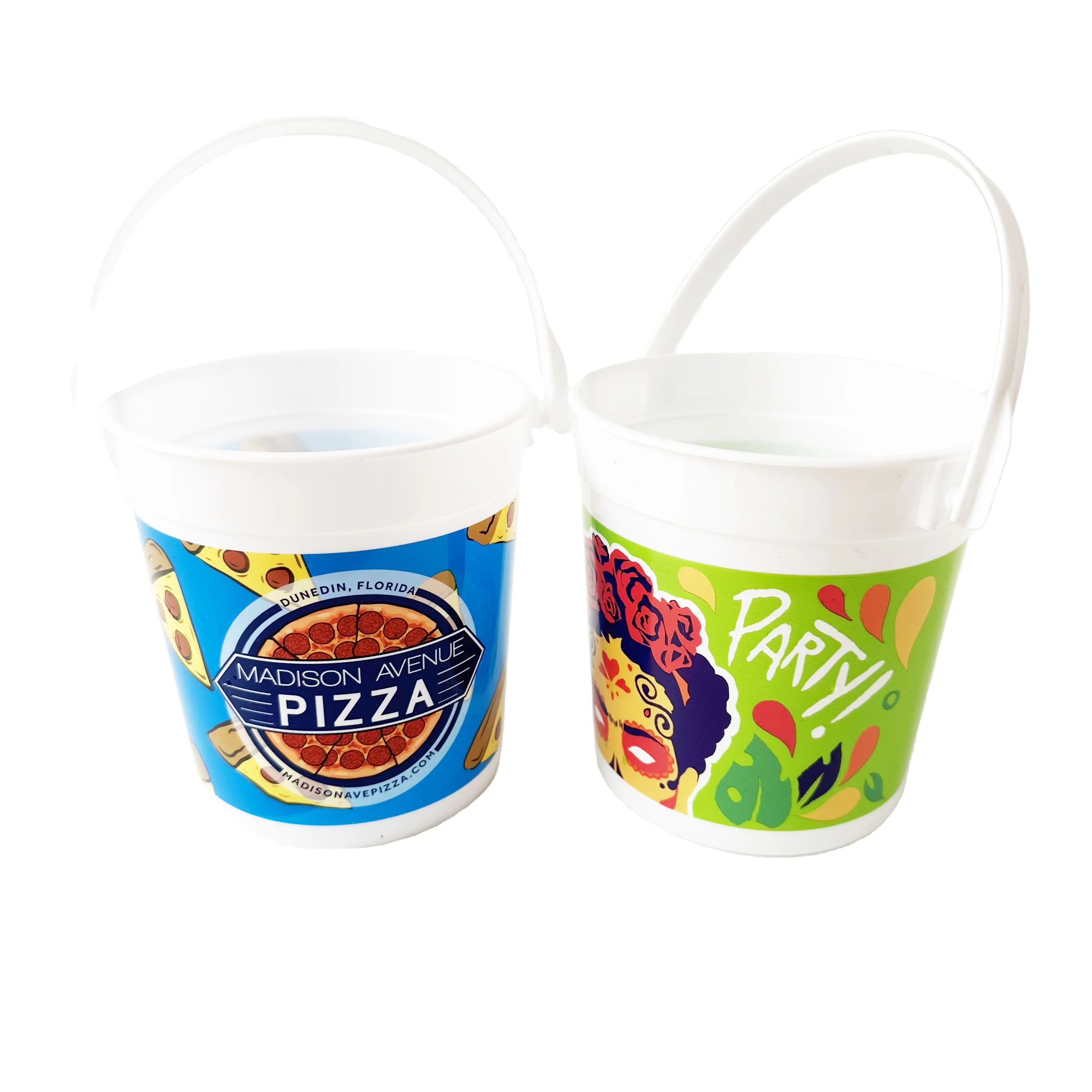 Personalized 28 oz / 32 OZ Big Cup Reusable Plastic Drink Bucket Party ...