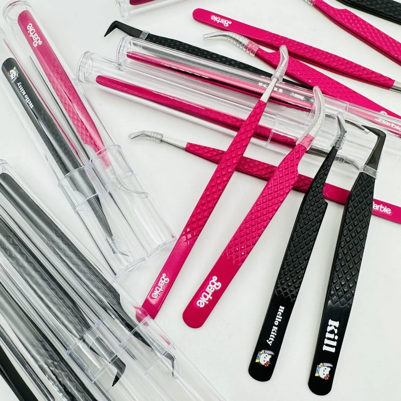 Volume Lashfiber Tip Tweezers Cashmere Lash Extensions Private Label ...