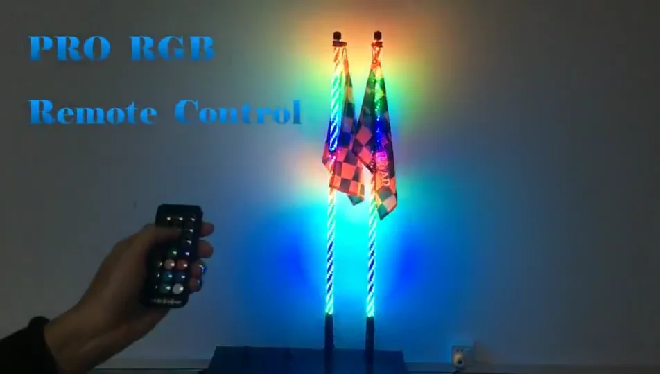 Universal Antennas For Truck Rgb Chasing Flag Loyolights Antena Led ...