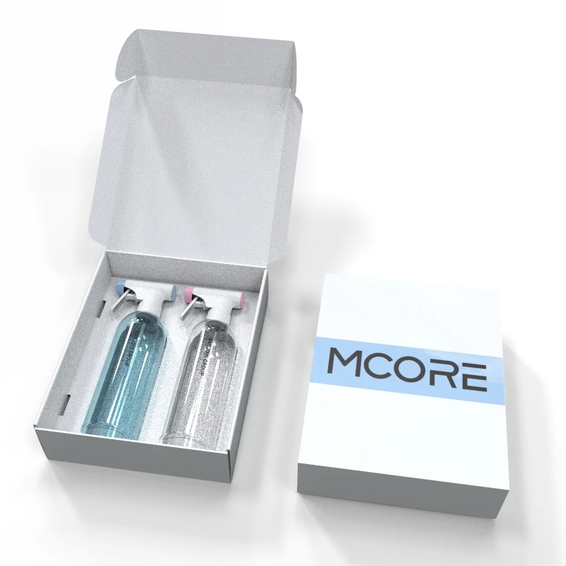 PET Clear Blue Spray Bottle - 4pcs/set for Cleaning Solutions