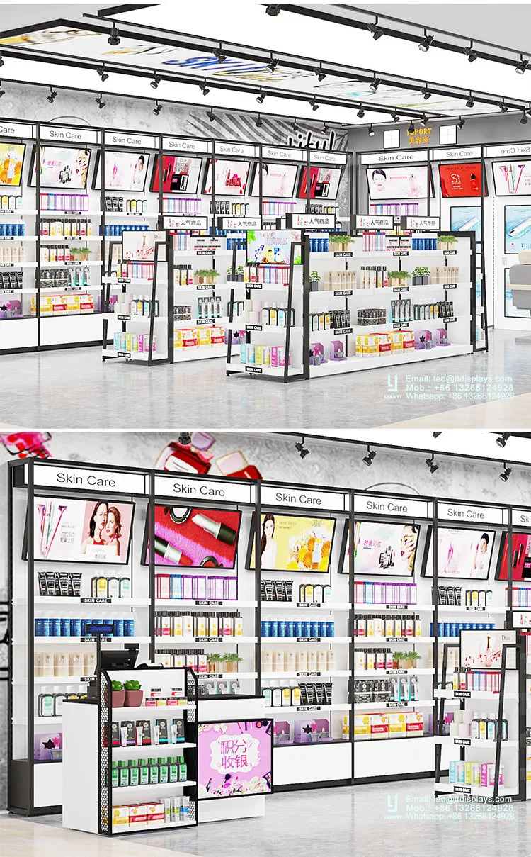 Shop Our Modern Cosmetic Makeup Shop Interior Design Ideas