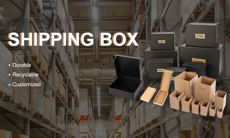 Ready to Ship Kraft Paper Shipping Boxes - Recyclable & Customizable