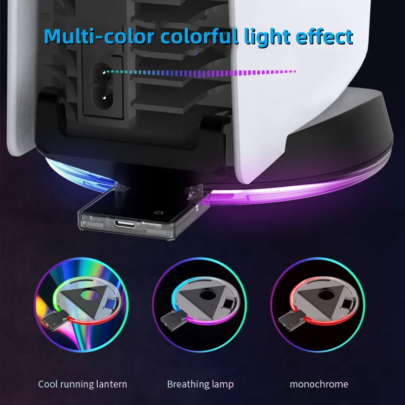 Ps5 Host Light-emitting Base Cool Gradient Colorful Charging Dtand ...