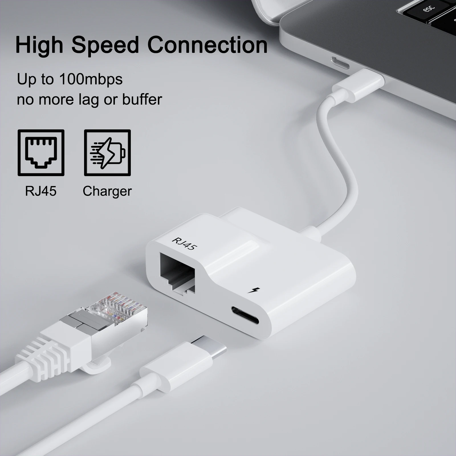 Usb C To Rj45 Ethernet Adapter For Huawei Type C To Lan Ethernet ...