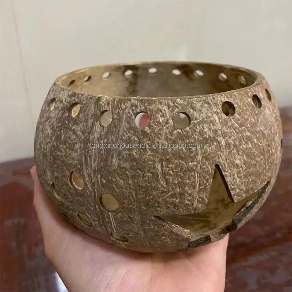 Customized Natural Eco Friendly Coconut Shell Bowl Coconut Fruit Salad ...