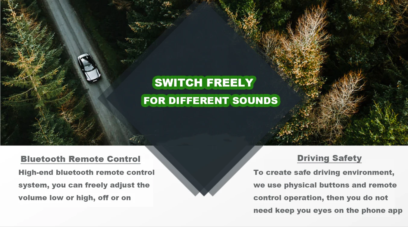 Creease Universal Car Electronic Exhaust Active Sound Booster Kit ...