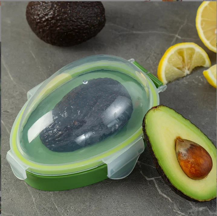 New Arrival Avocado Storage Keeper Saver Holder With Lid And Clips ...