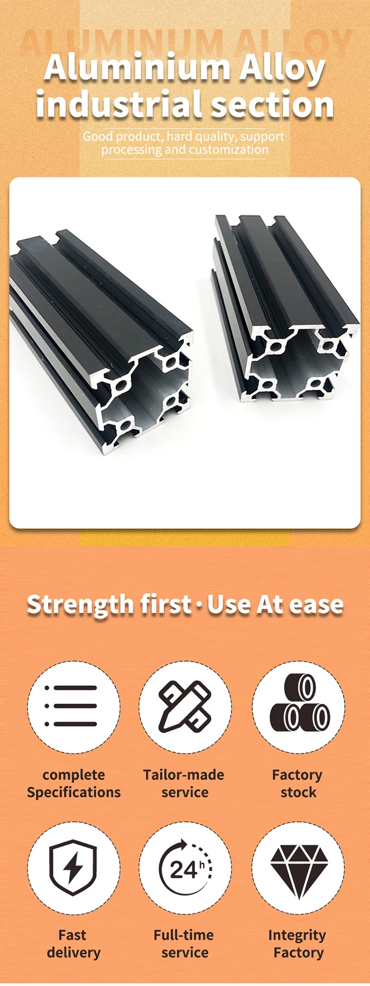 Aluminium Gantry Crossbeam X Axis Beam CNC Cross Beam High Precision ...