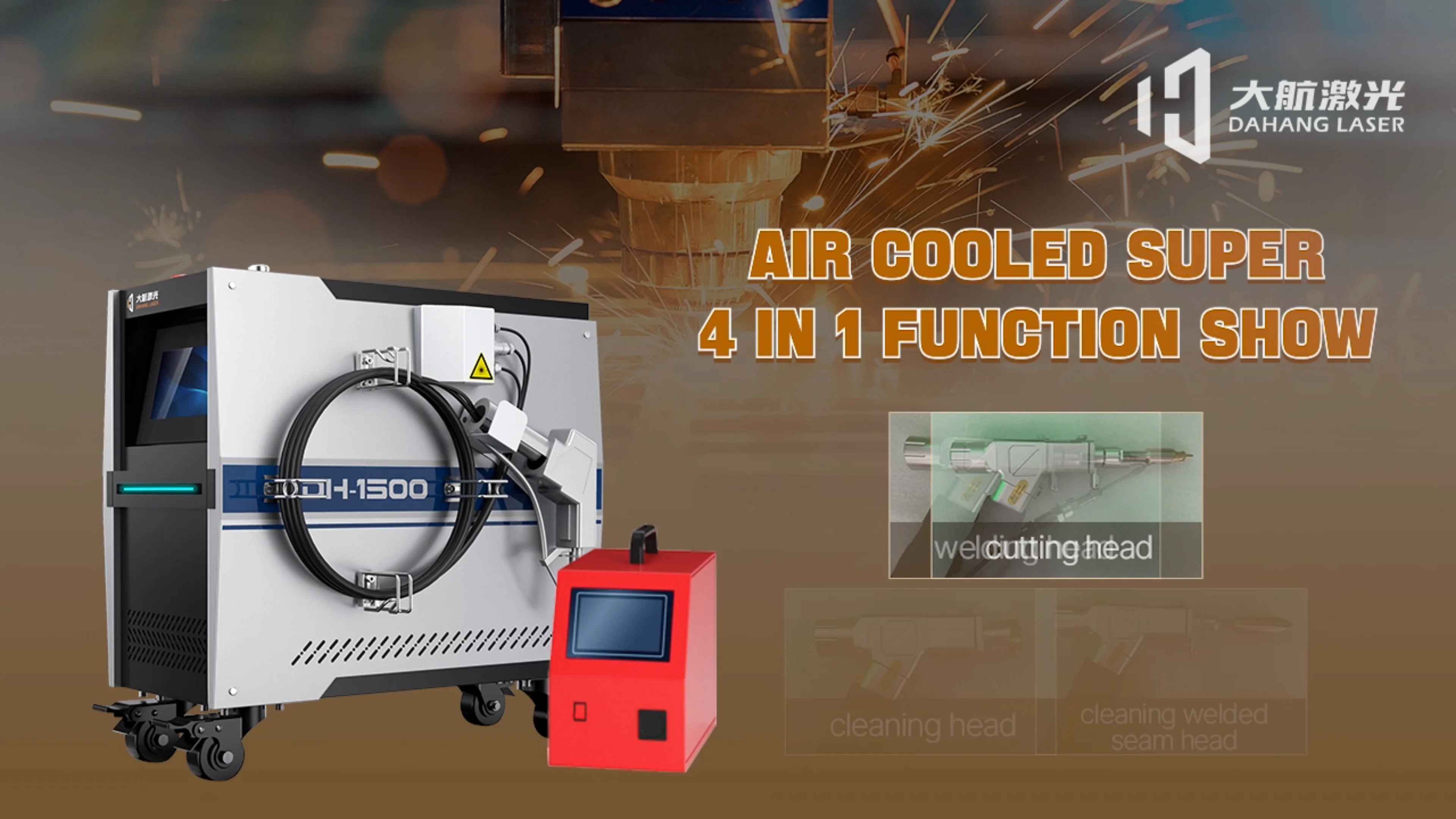 1500w Welding Laser Machine 2000w Laser Clean And Weld Machine Air ...