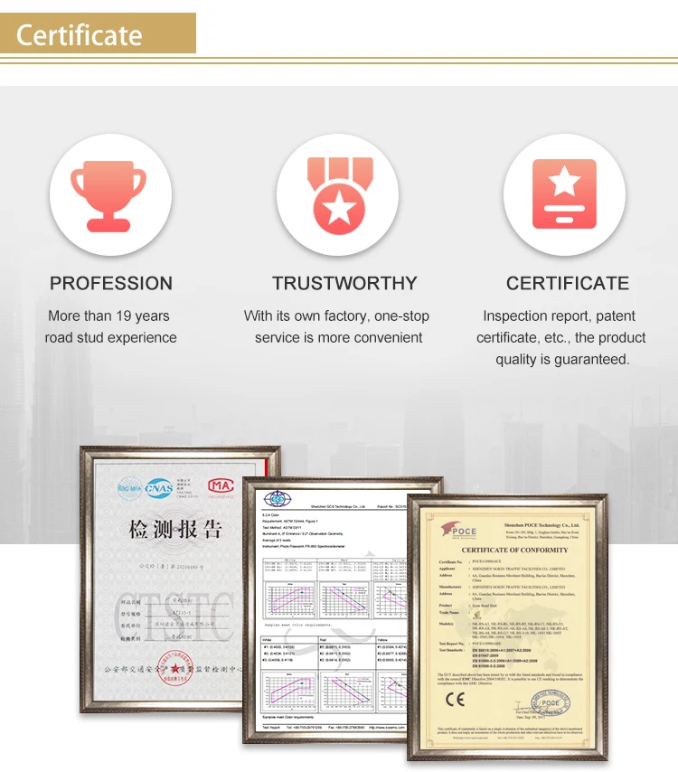 Nokin Astm D 4280 Anti-abrasion Epoxy Filler Aluminum Reflective Road ...