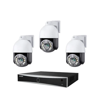 10x Zoom 8mp Poe Colorvu Ptz Kit Hik Vision Cctv Camera Set System 4k ...