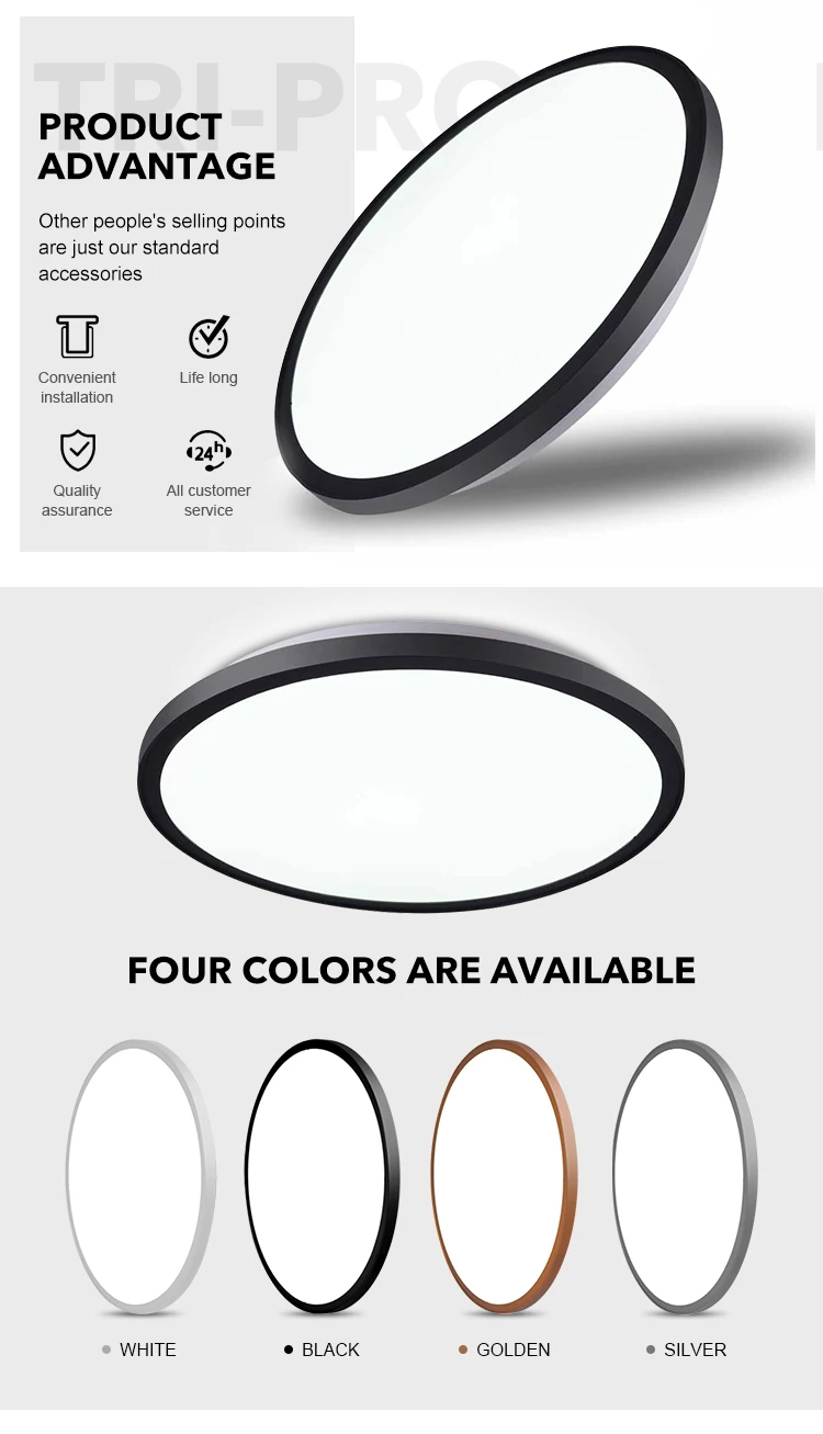 Minimalist Modern Style Ultra-thin Round Panel Indoor Decorative ...