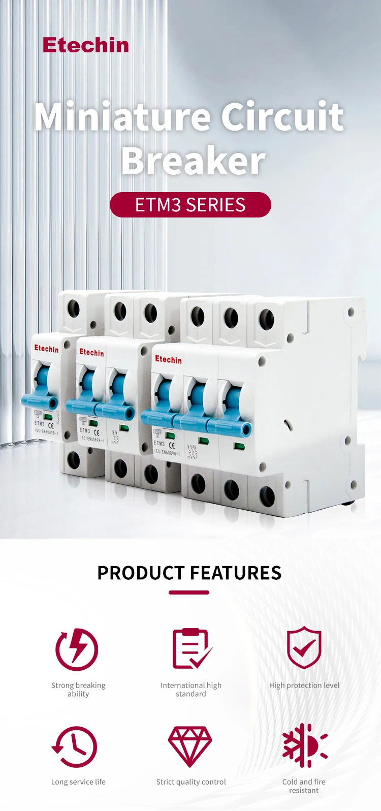 2p Main Switch Function Disconnector Isolator Circuit Breaker 40a 60a ...