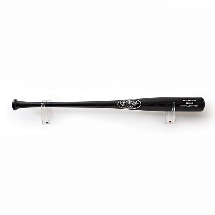 Wall Mounted Clear Acrylic Baseball Bat Display Case With Cover Acrylic ...