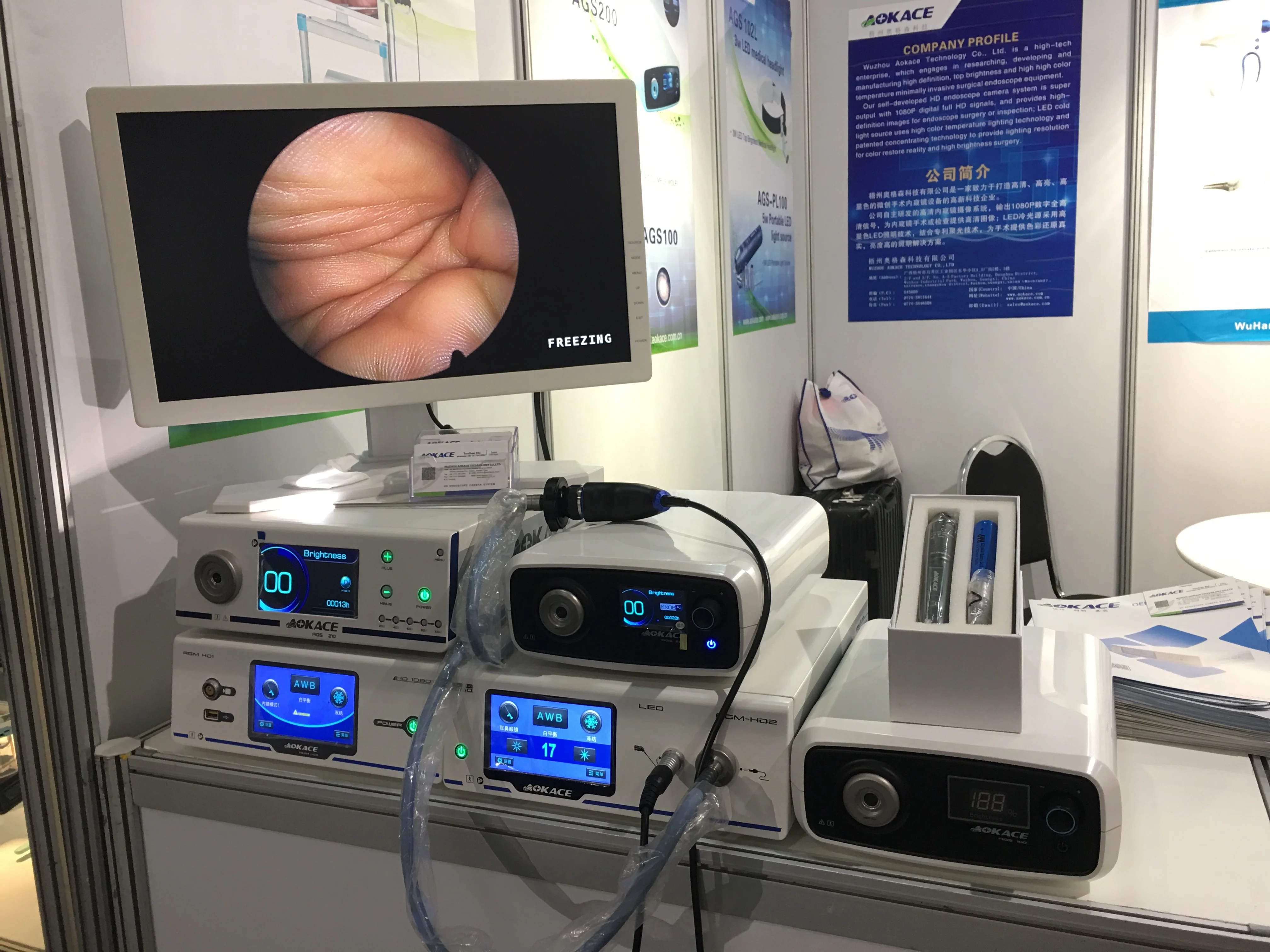 Gastroscope Medical Cold Led Light Source For Olympus Flexible ...