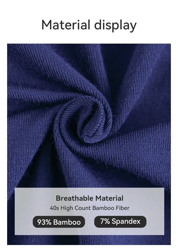 Men's Bamboo Boxer Briefs - Comfort, Sustainability, and Style