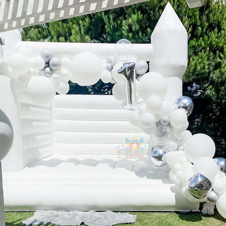 Wholesale Brincolin Inflable Blancos Adults Jumping Castle Wedding ...