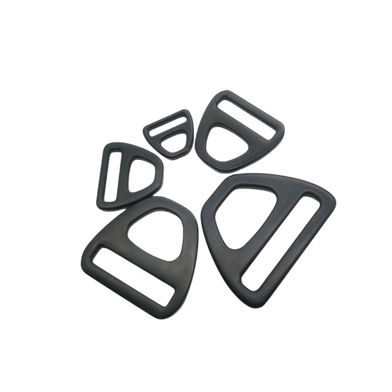 High Quality Wholesale Zinc Alloy Black Adjuster Ring Triangle Buckle ...