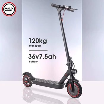 Foldable Electric Motorcycle Scooter Max Black Motor Power Battery Time ...