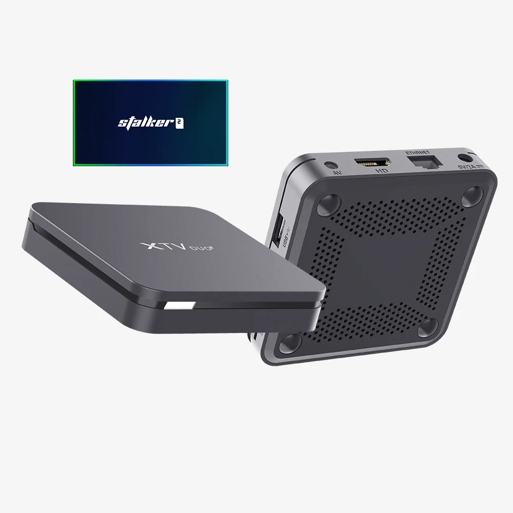 XTV DUO2 Android 11.0 Set Top Box XTV SE2 Stalker2 TV BOX S905W2 2GB RAN 16GB ROM Media Player ...