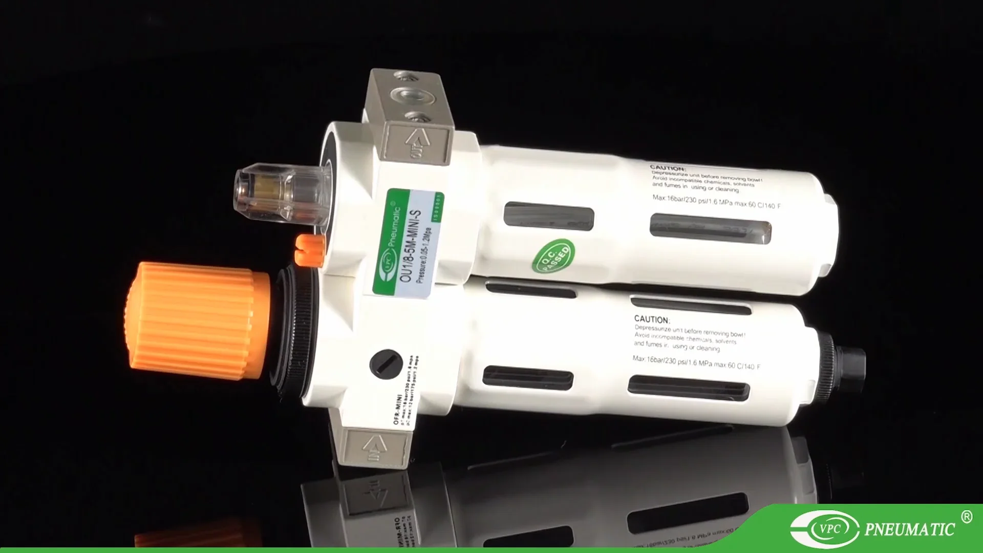 Vpc Pneumatic Ar Series Ar2000-02 Air Preparation Unit G 1/8" 10 Bar ...