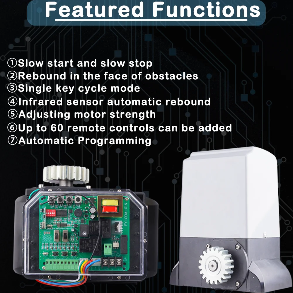 Alibaba.com: Heavy Duty 260W 450KG Bluetooth Control Automatic Sliding ...