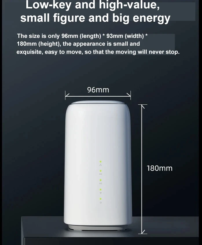 Fiberhome 5G CPE LG6121F - Fast 5G Wifi Router for Home