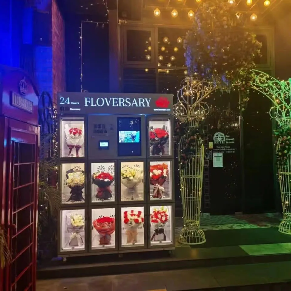 Alibaba.com: 24-hour Self-service Flower Shop Flower Vending Machine ...