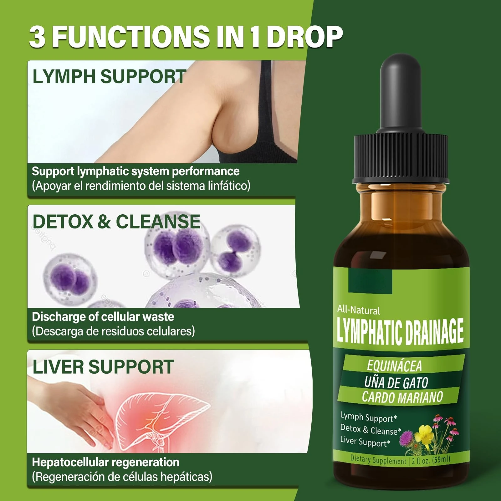 Lymphatic Drainage Drop Liquid - Detox & Immune Support