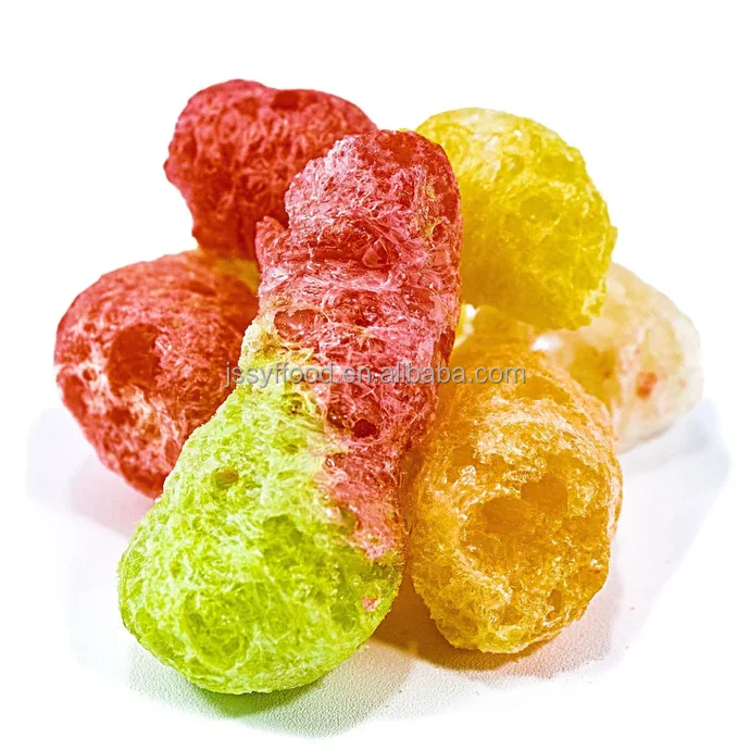 OEM Wholesale Bulk Sour Sweet Fruit Flavour Freeze Dry Gummies Candy ...