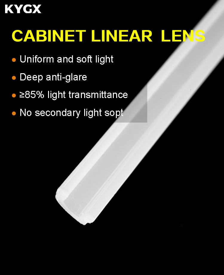 Long Linear Led Lens for Wardrobe Closet LED LENS for Cabinet Light and ...