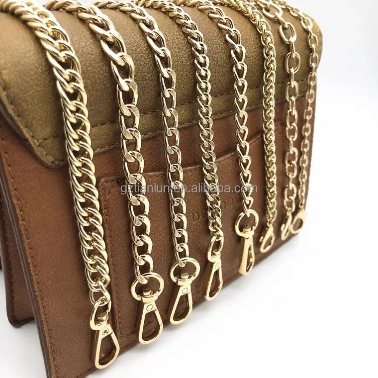 Durable Metal Brass Shoulder Bag Chains - All-Season Accessory