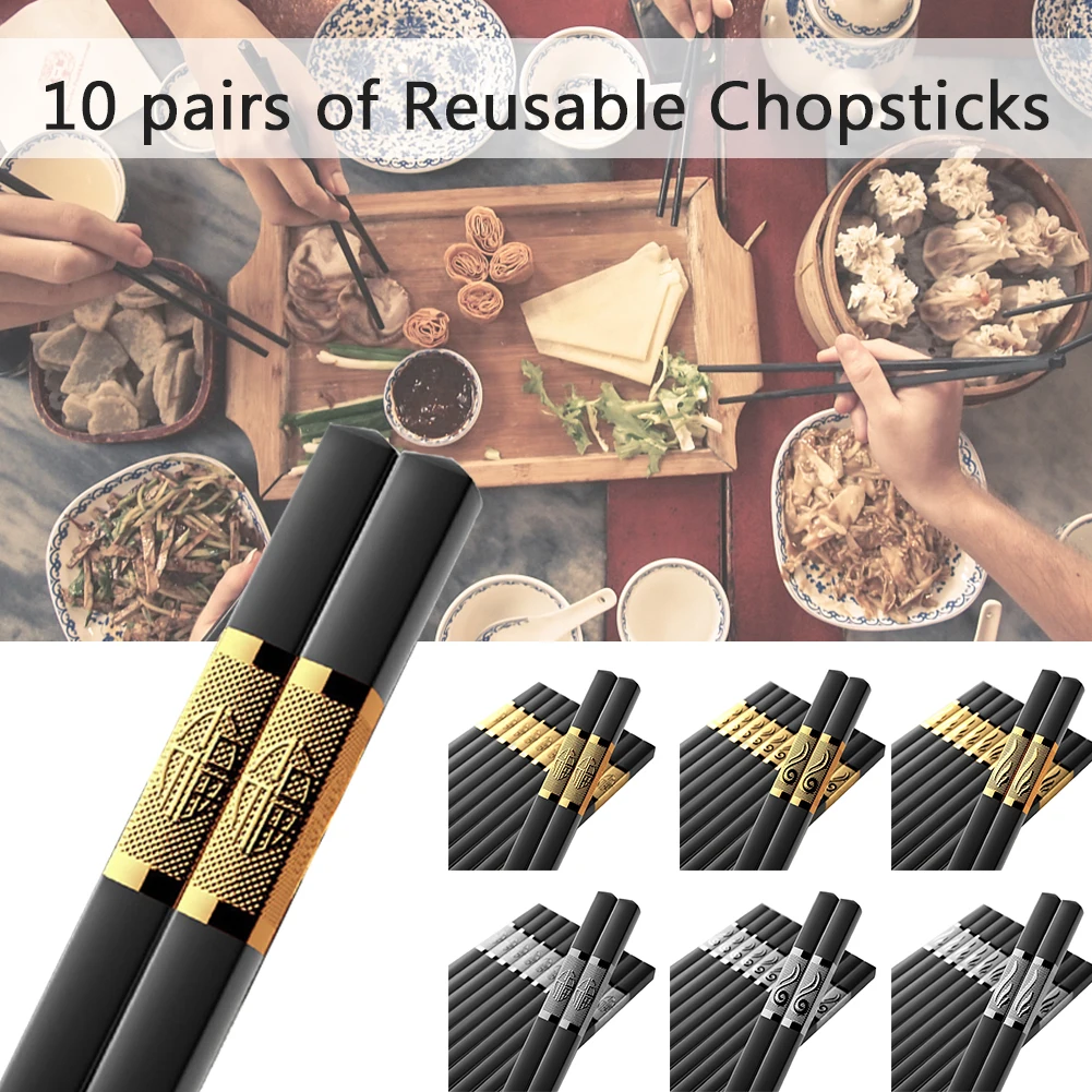ESTICK Metal Custom Logo Black - Buy Japanese Alloy Chopsticks