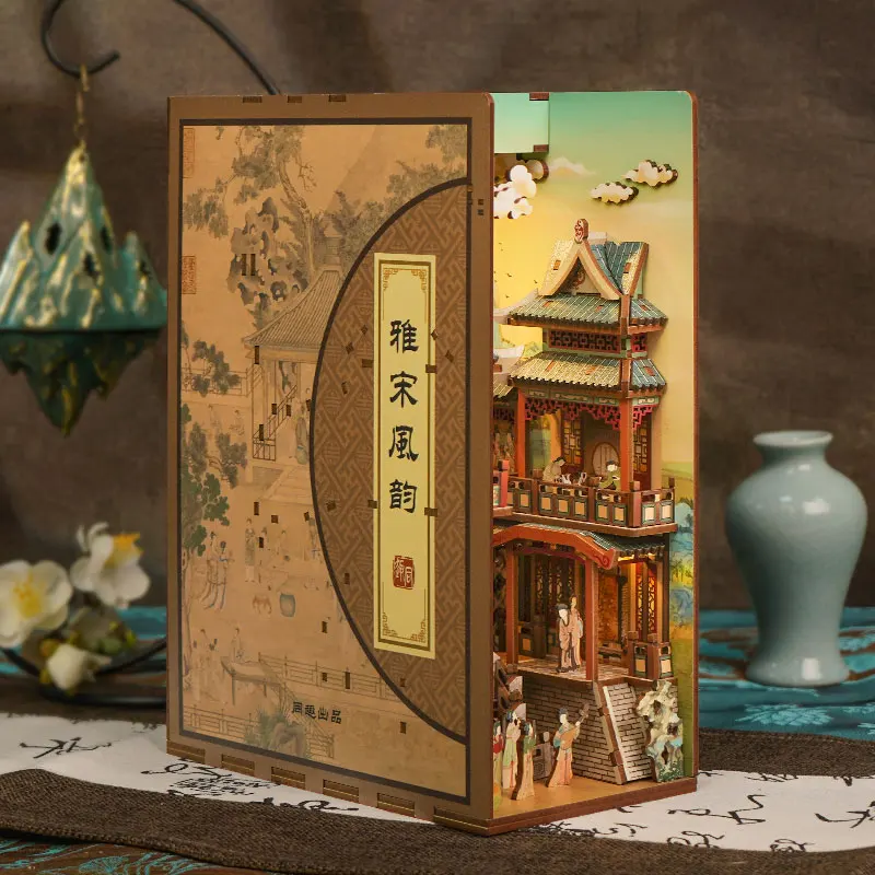 Tonecheer 2023 New Song Dynasty Culture 3d Puzzle Wood Kids Diy ...