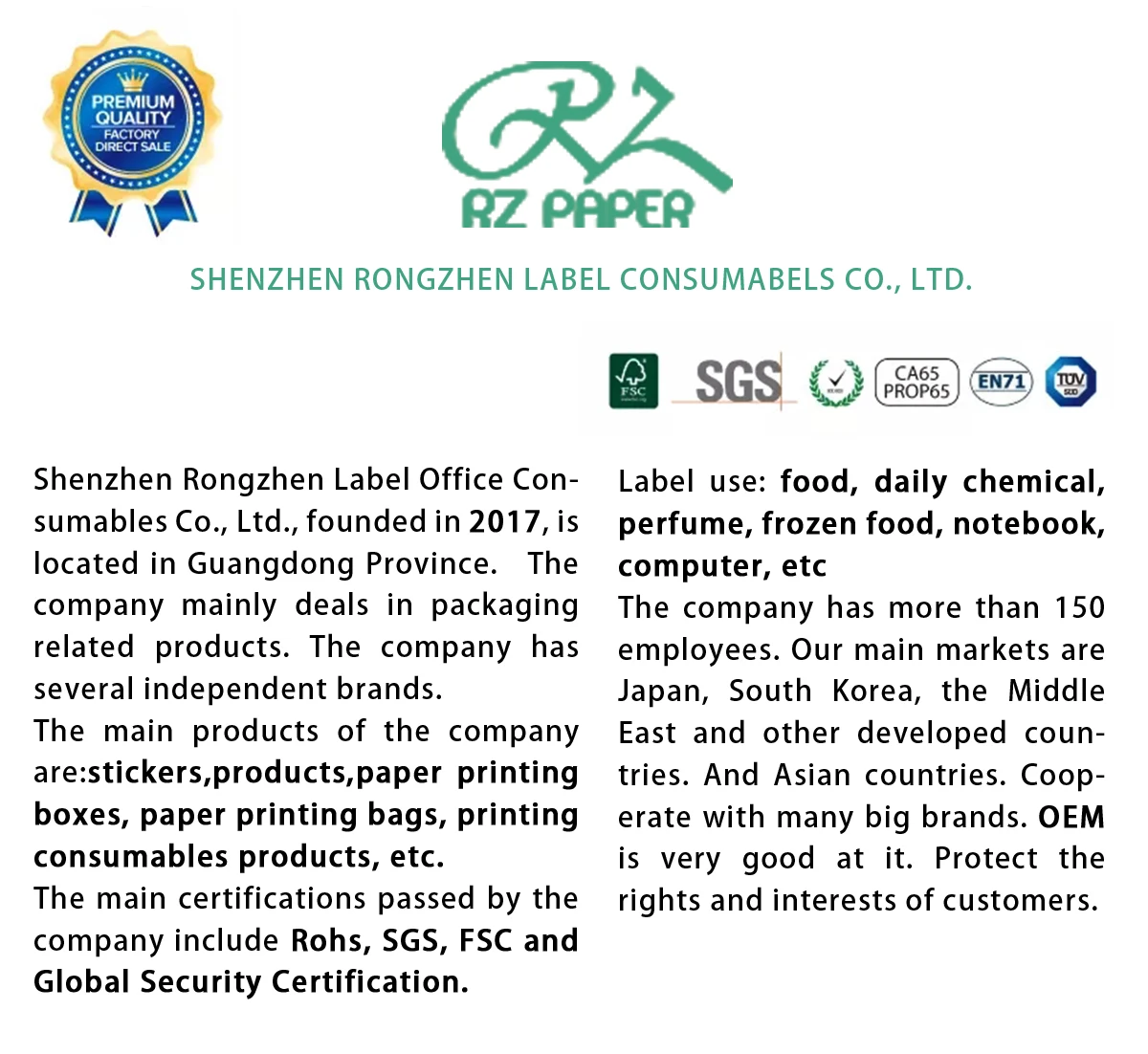 Custom Matte Inkjet Printable Vinyl A4 Sticker Paper Blank Waterproof ...