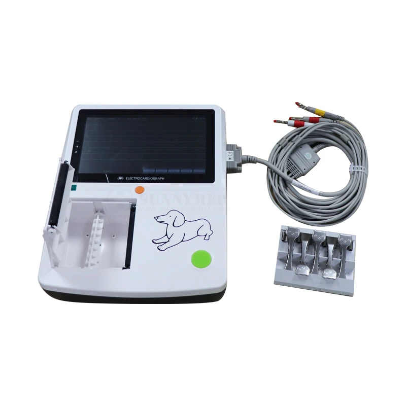 SY-W002 Hospital Portable Veterinary ECG Machine 3 Channel ECG Machine ...