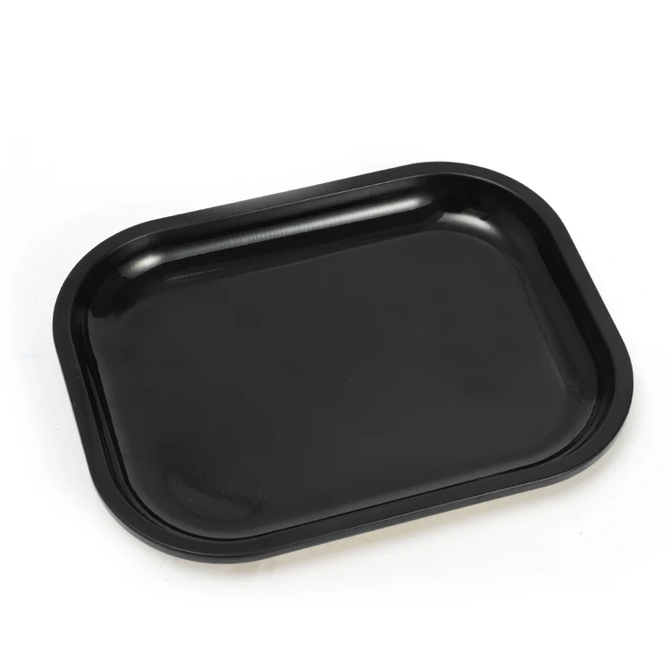 Custom Logo New Design Rolling Tray Set Tin Metal Smoking Tray Storage ...