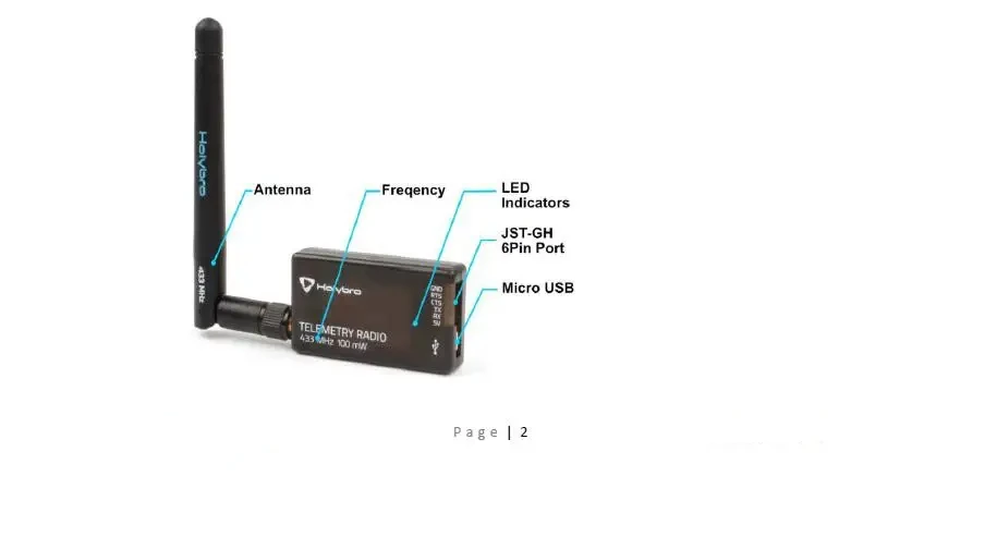 Holybro Sik Telemetry Radio V3 100mw 433mh 915mhz Open-source Sik ...