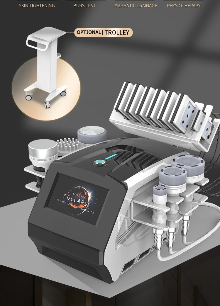 Portable 6 In 1 3d Lipo Rf 80k Cavit Body Slimming Machine - Buy Body ...